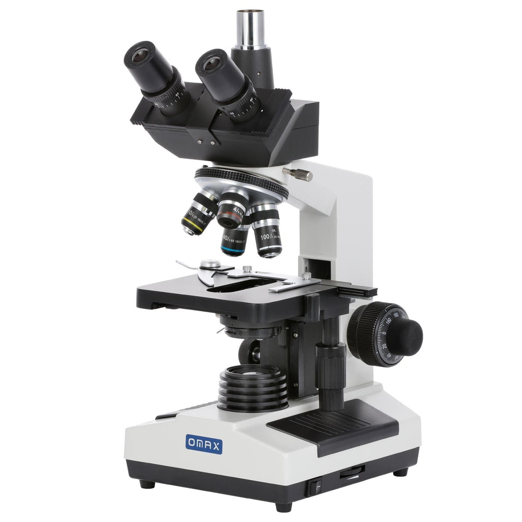 OMAX M837 Series Lab Trinocular Compound Microscope With Optional Digi ...