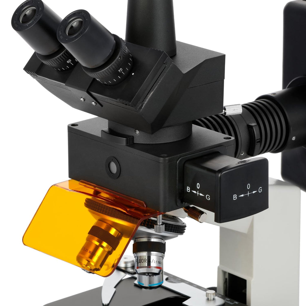 OMAX M837Z Series EPI-Fluorescence Biological Trinocular Compound Micr ...