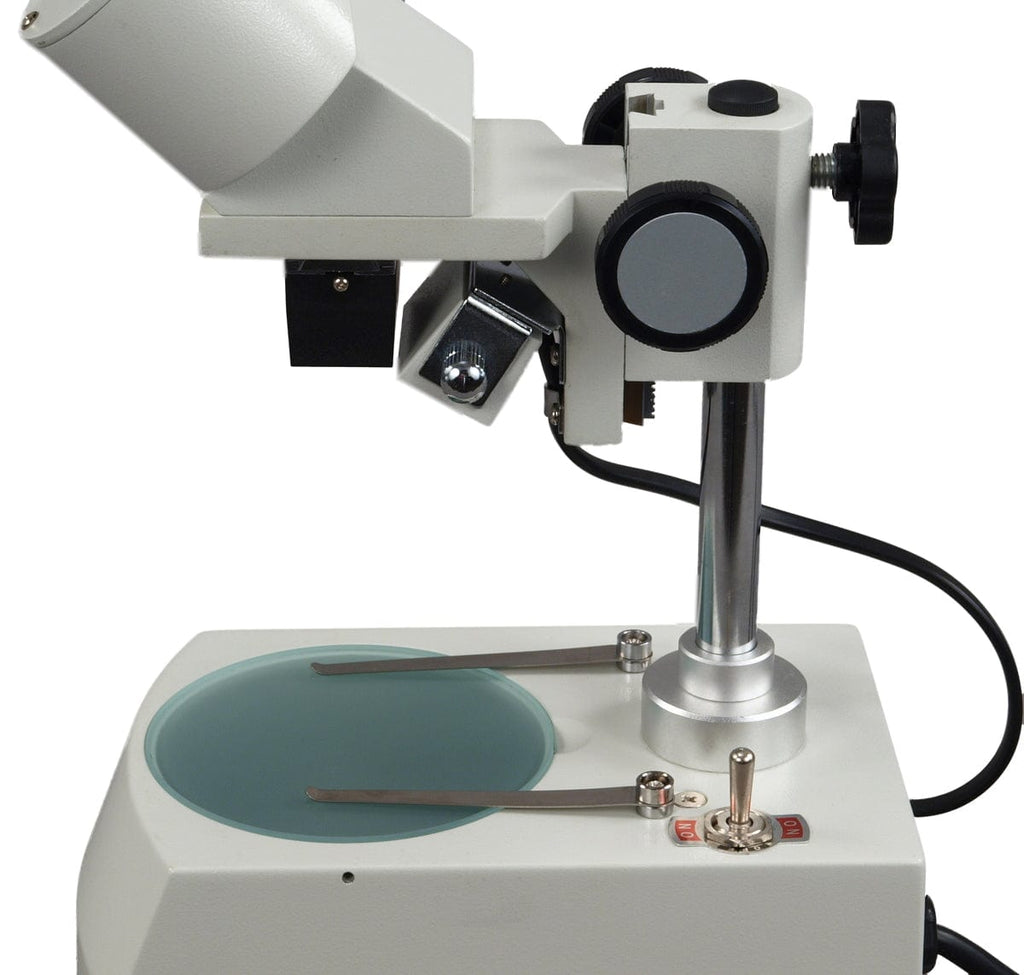 OMAX 30X Student Binocular Stereo Microscope with Top & Bottom Lights ...