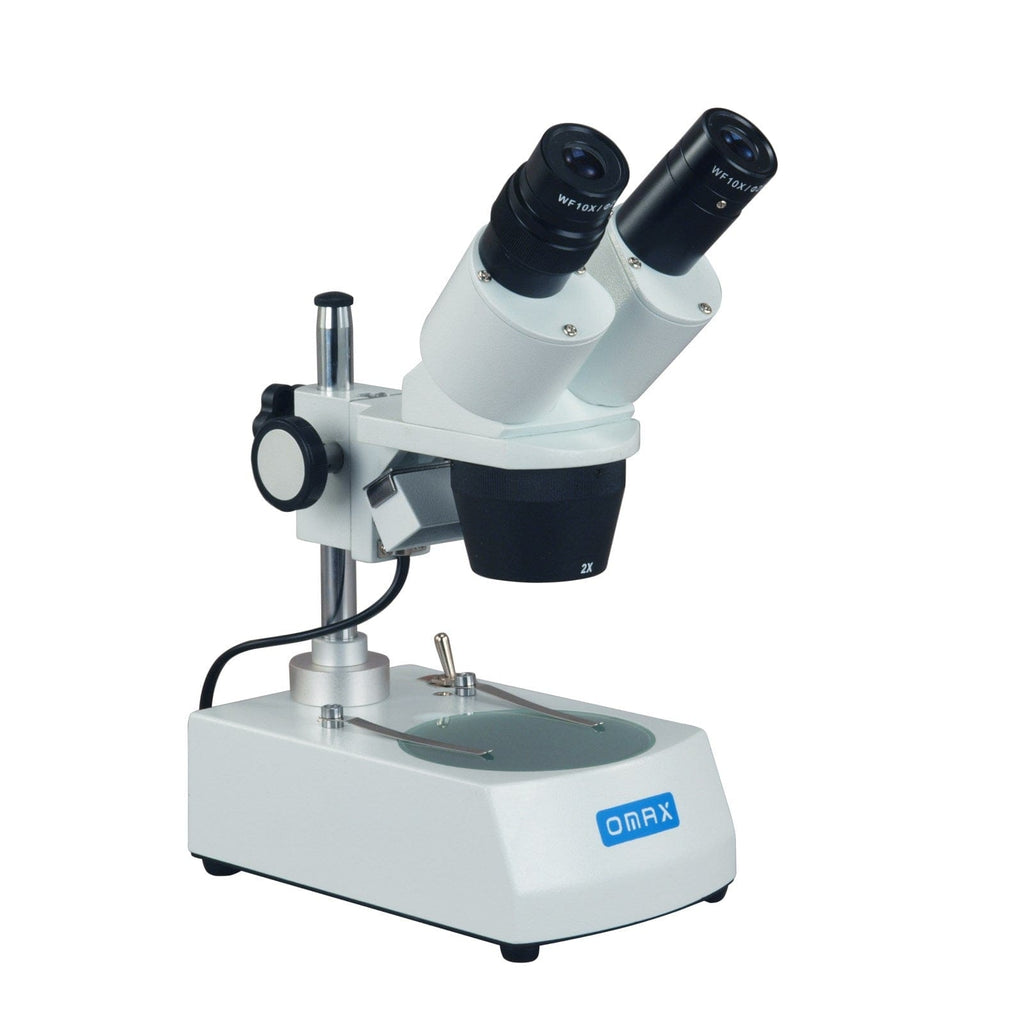 OMAX 20X-40X-80X Student Stereo Microscope with Dual Lights – Omax