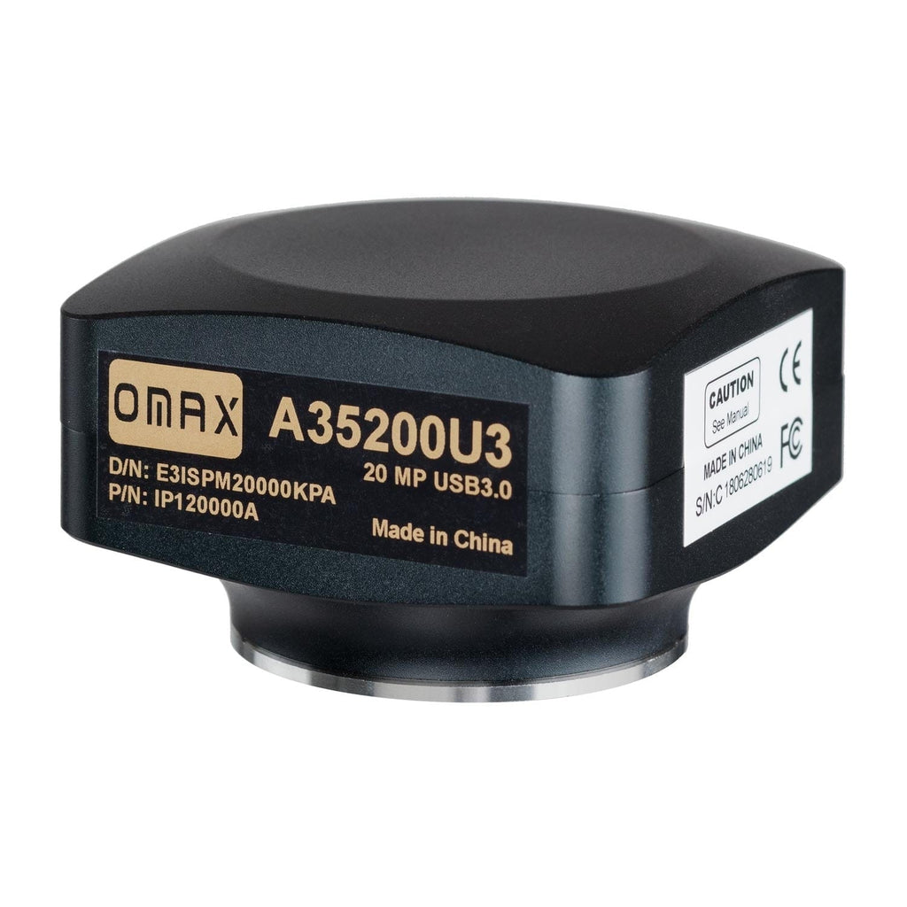 OMAX 20MP USB 3.0 C-Mount Microscope Camera for Windows, Mac OS, and L ...