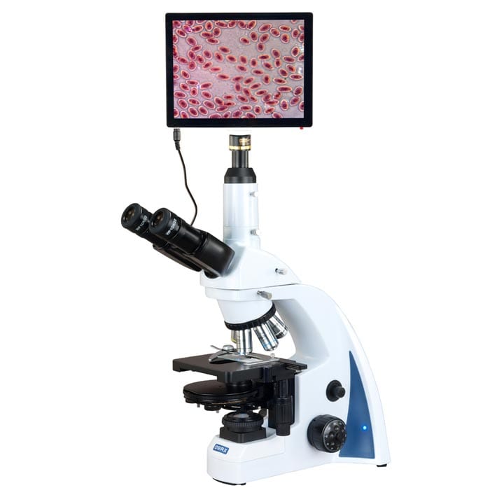 OMAX MQ8333 Series Phase-Contrast Trinocular Compound Microscope 40X-3 ...