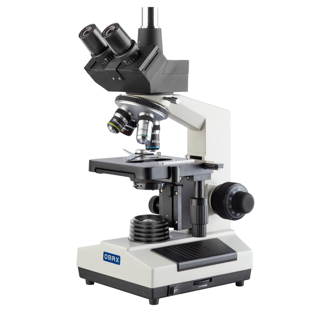 OMAX M837 Series Trinocular Compound Microscope With Optional Digital ...
